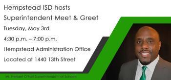 New Superintendent Meet & Greet | Hempstead ISD